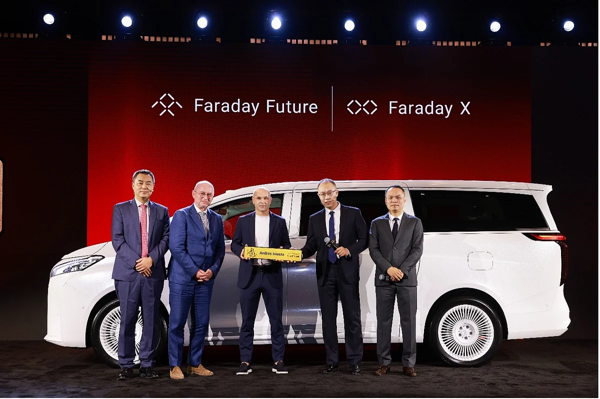 Faraday Future unveils FX Super One MPV in Dubai with Andrés Iniesta as ...