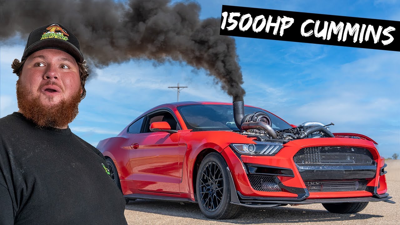 The Science Behind a 1500HP Cummins Mustang at Full Throttle