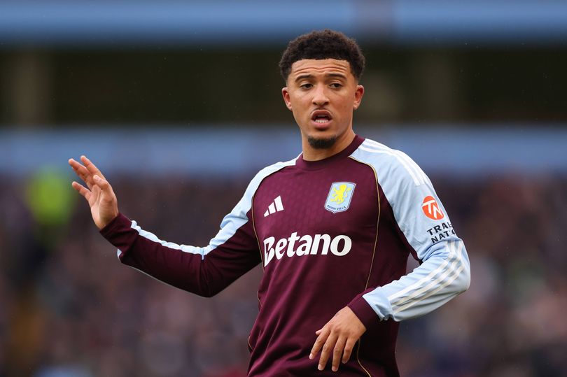 Jadon Sancho Man Utd issue revealed as Aston Villa star's slow start ...