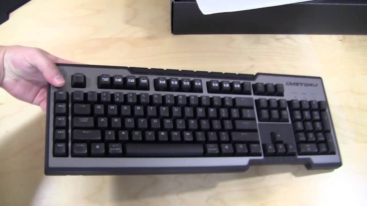 CM Storm Trigger gaming keyboard unboxing & overview