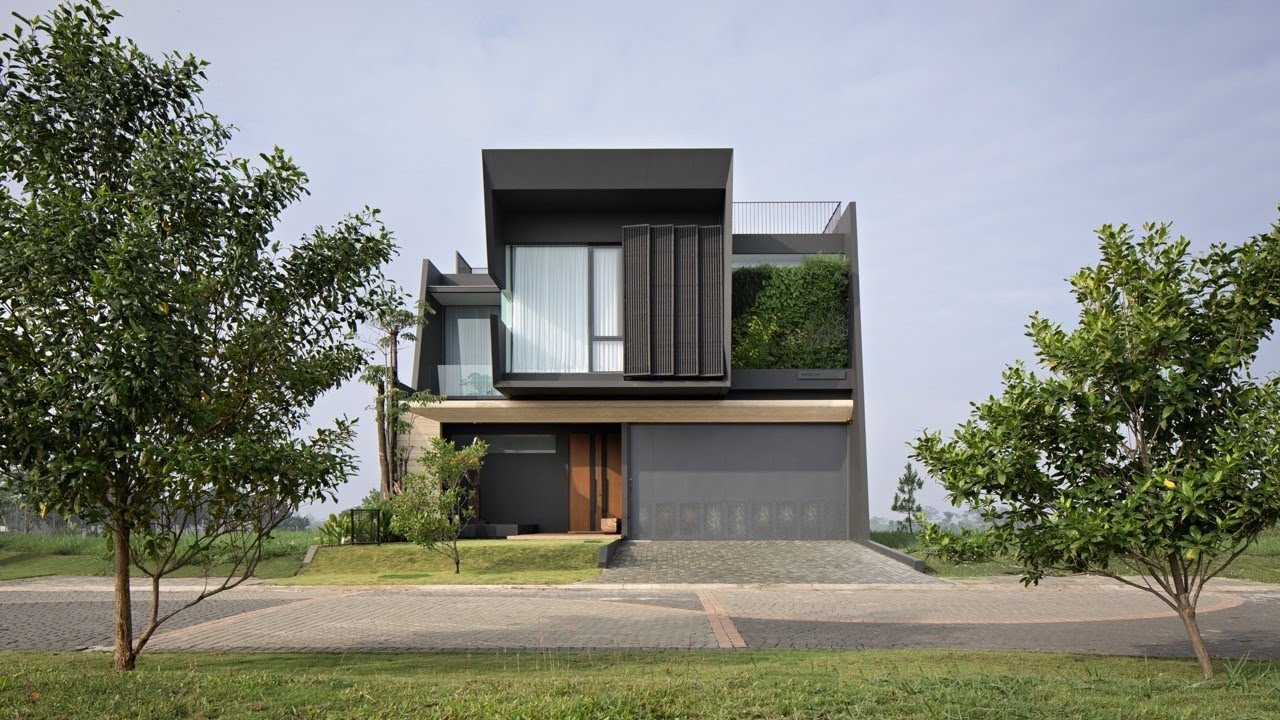 Modern house in Indonesia takes minimalism to the rank of art