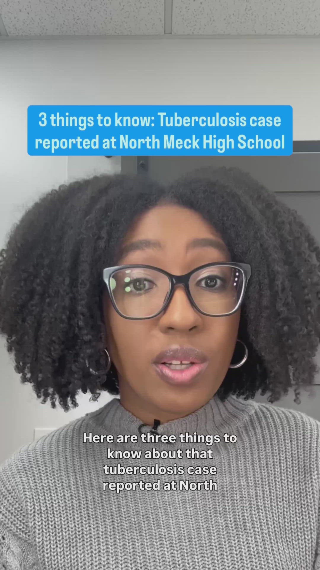 CMS confirms tuberculosis case at North Mecklenburg High School