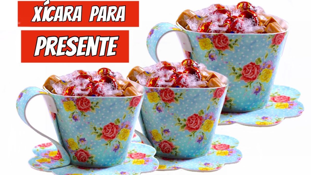 DIY - Xícara em EVA para o Dia das Mães