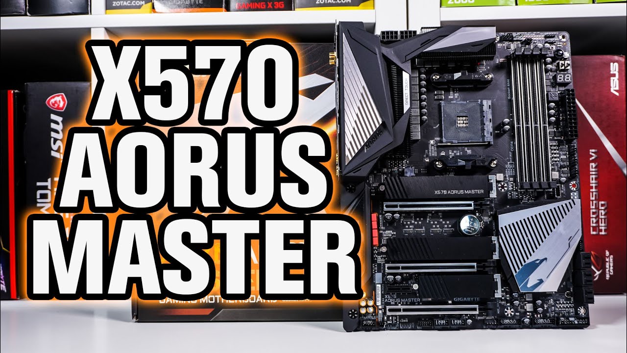 Gigabyte X570 AORUS Master motherboard