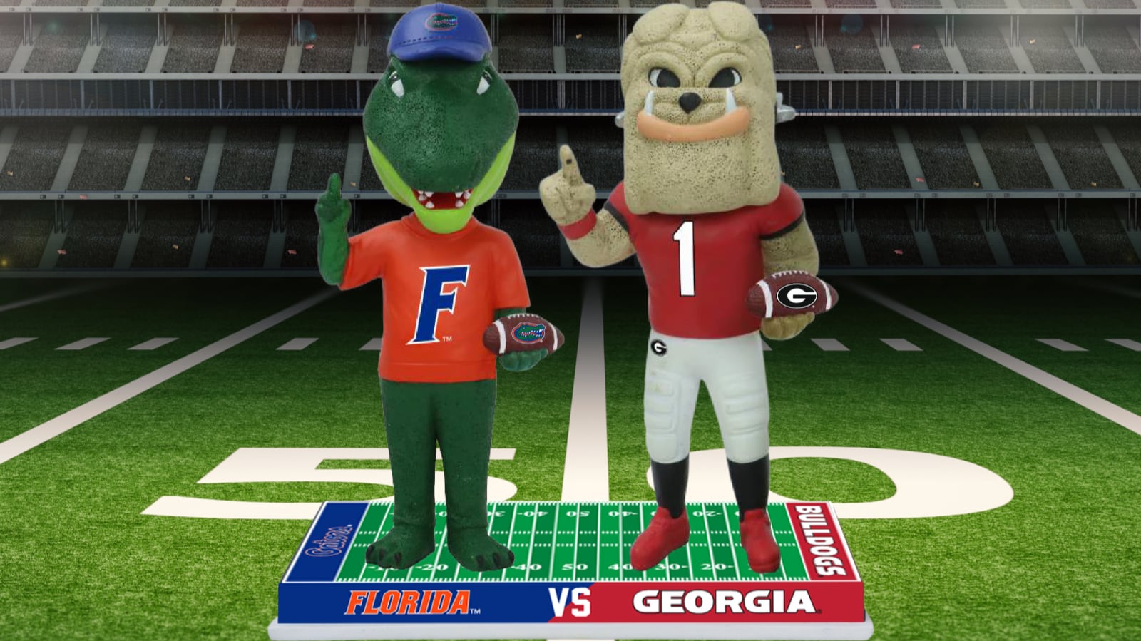 New bobbleheads available ahead of Florida vs. Georgia football game