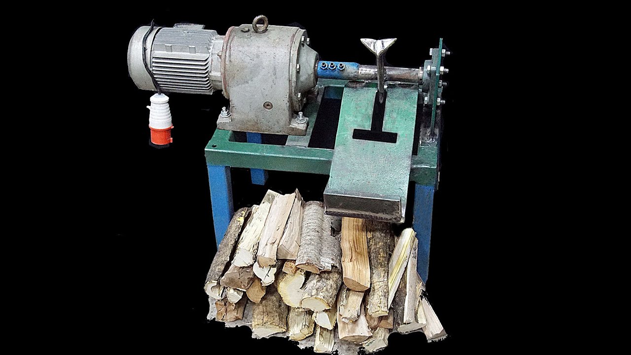 Homemade wood splitter