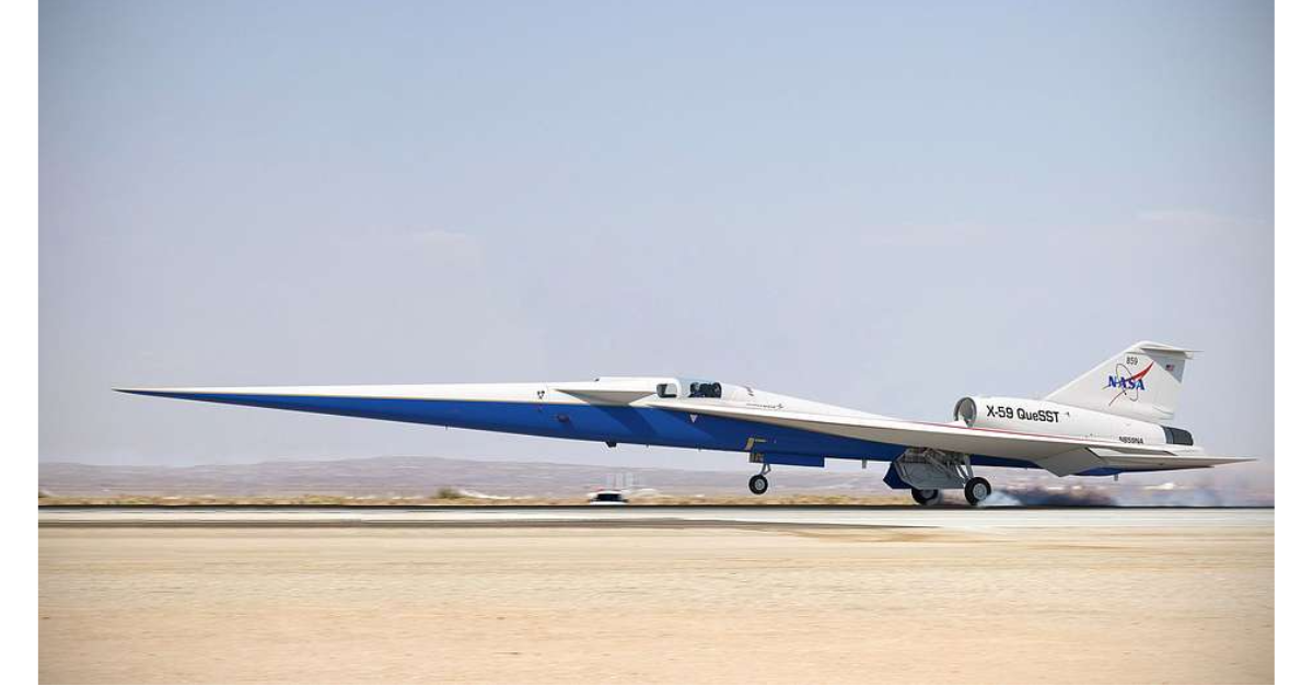 NASA’s X-59 Quiet Supersonic Jet Marks Historic First Flight
