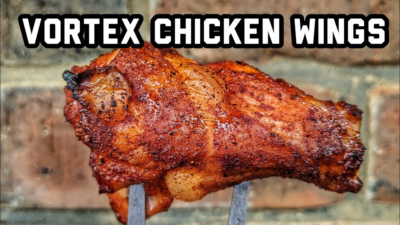 Kamado Crispy Wings with the Vortex Method