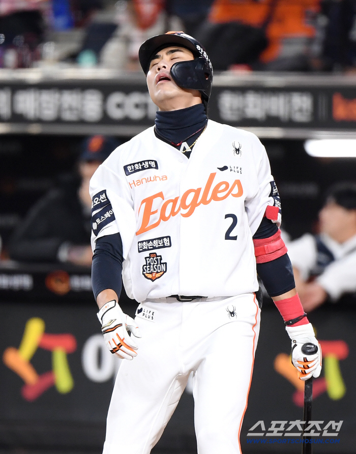 Shim Woo-joon is disappointed to strike out