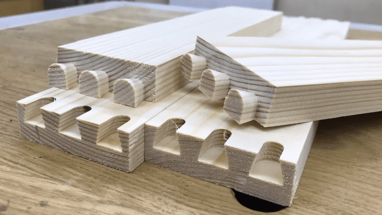 Woodworking perfection: hand-cut dovetail joints