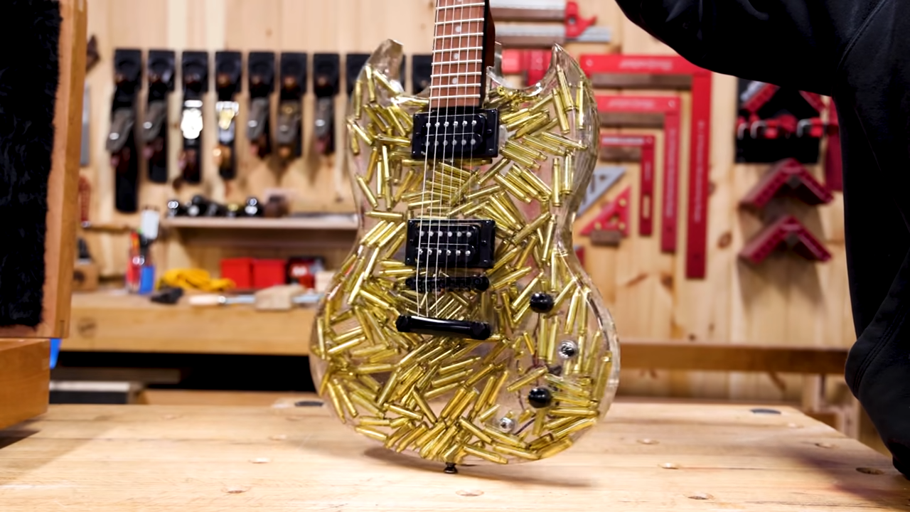 How a Guitar Was Built From Bullets and Epoxy