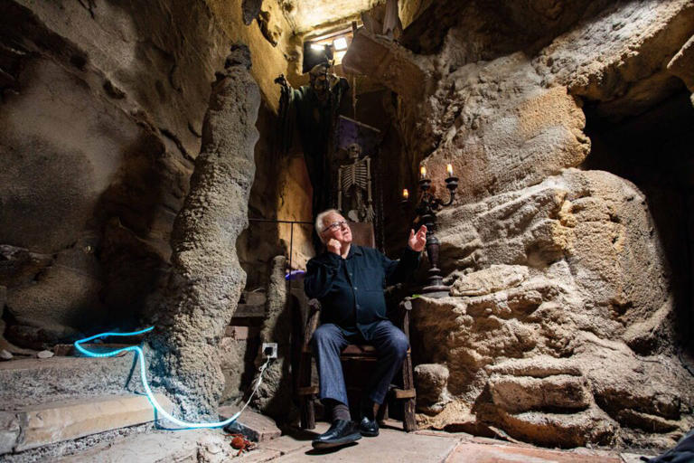 Man spends 30 years hand-digging incredible underground cave network