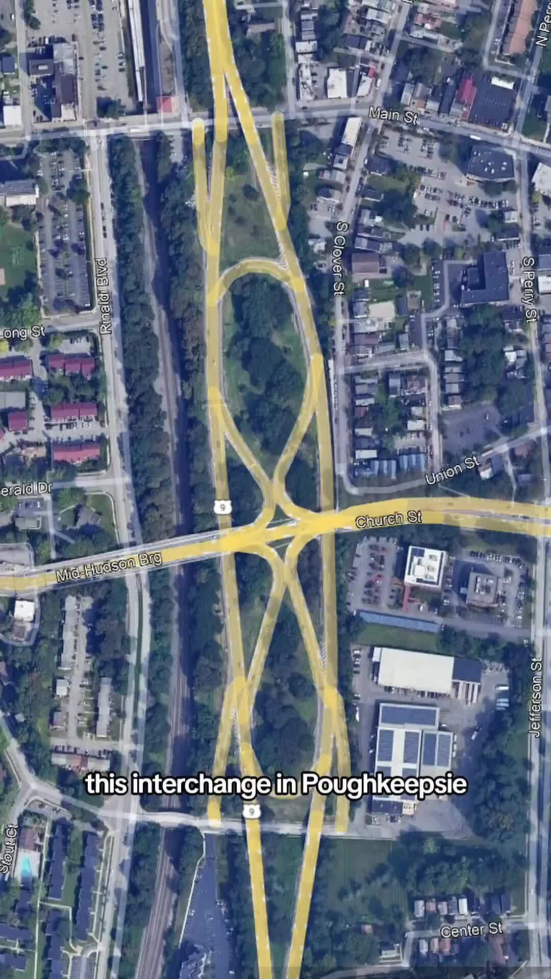 The Weirdest Interchange In America #geography