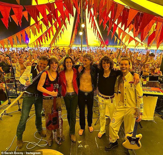 Sarah Beeny is 'so proud' of husband Graham Swift and nepo baby sons as ...