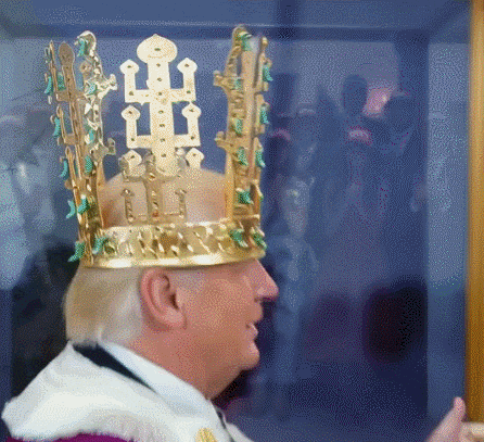Trump's Golden Crown Video Sparks Satire Amid U.S. Protests