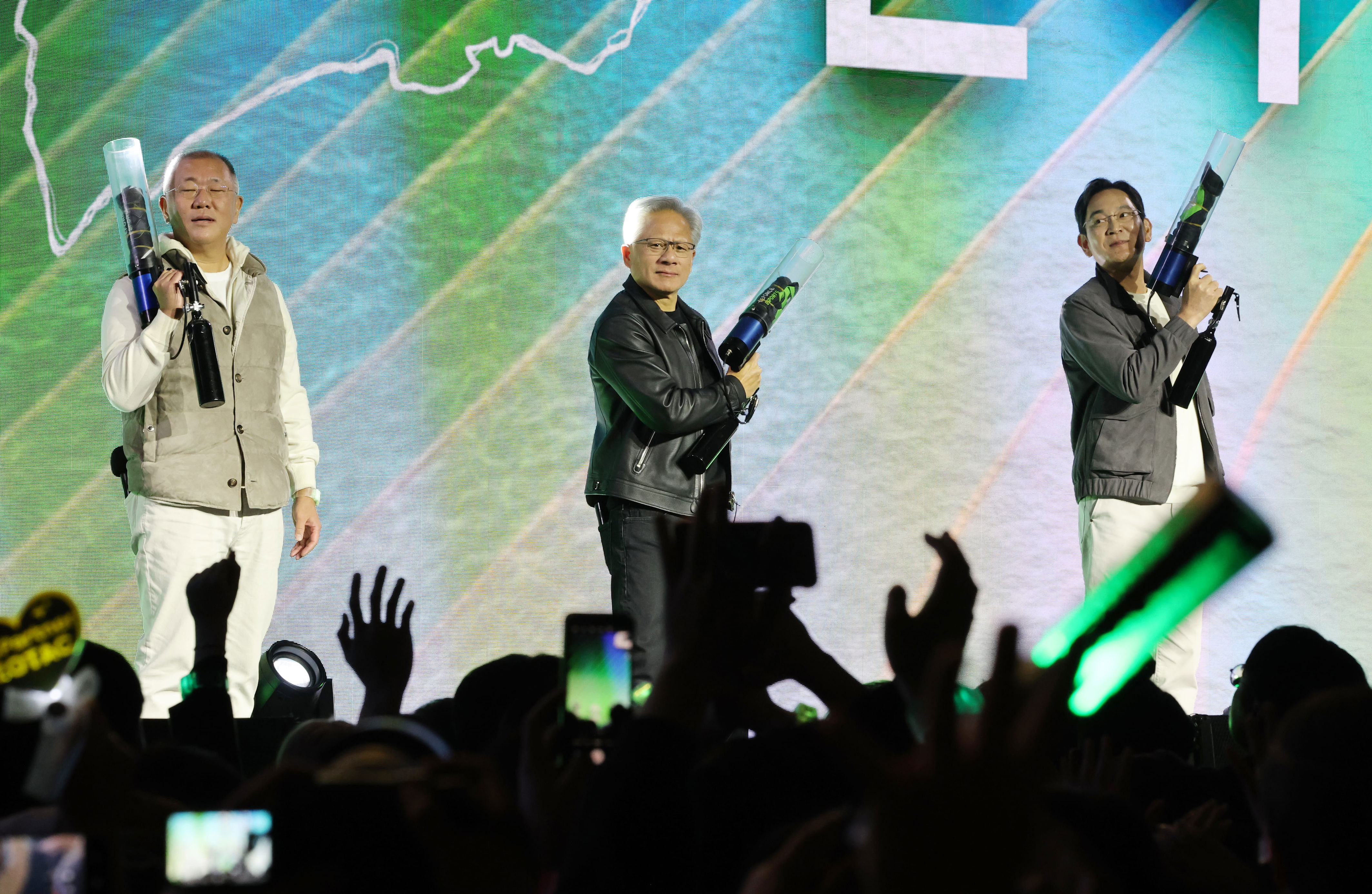 NVIDIA, Samsung, Hyundai CEOs Forge AI Alliance