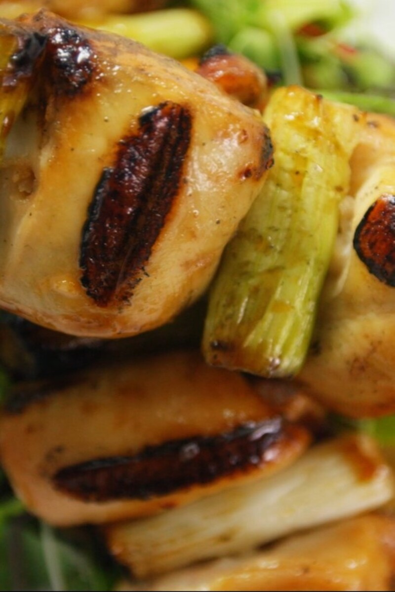 Classic chicken yakitori with sweet and smoky tare glaze