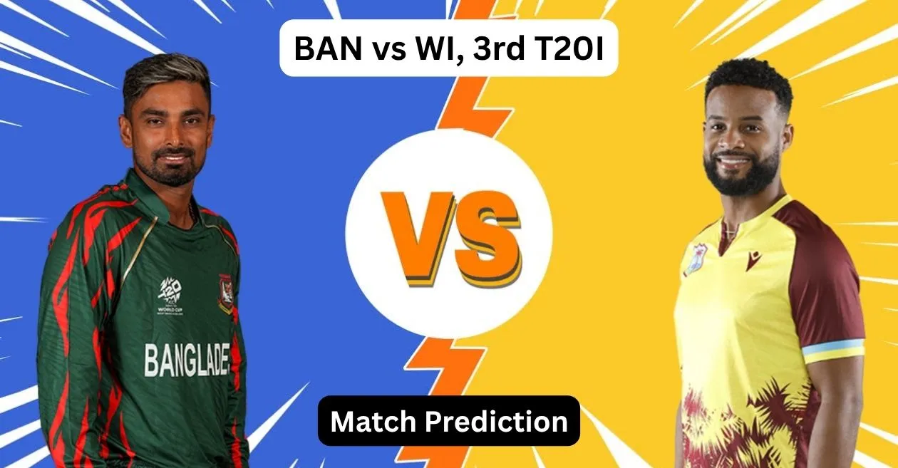 BAN vs WI, 3rd T20I Match Prediction: Who will win today’s game between ...