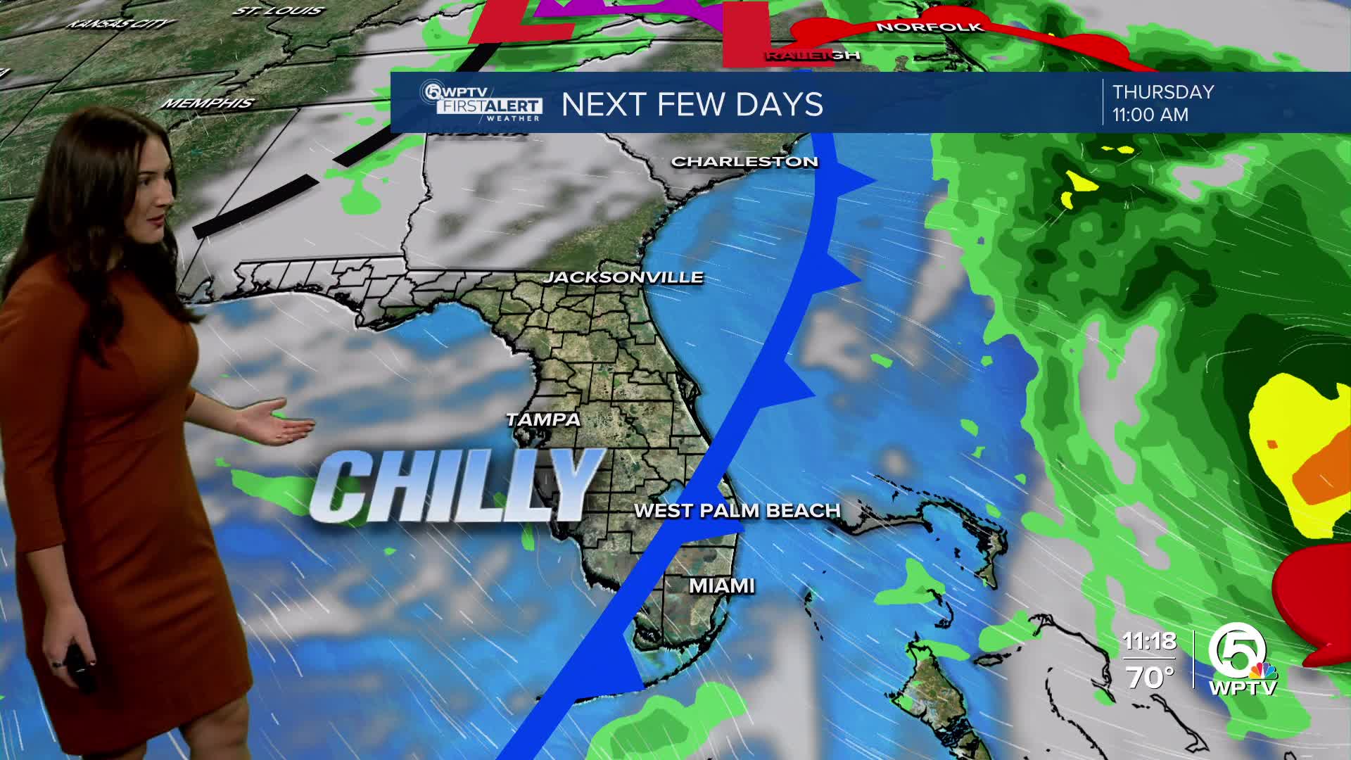 WPTV First Alert Weather Forecast for Afternoon of Thursday, Oct. 30, 2025