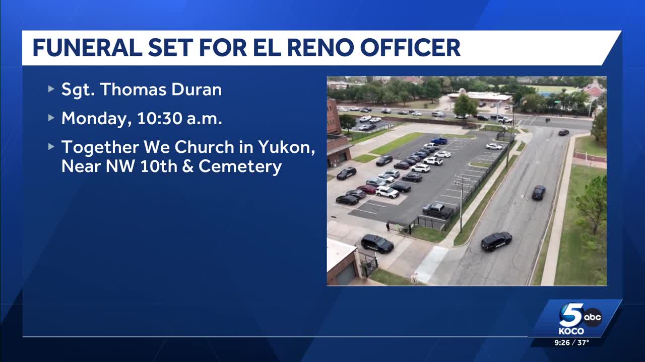 Funeral plans set for fallen El Reno Police Sgt. Thomas Duran