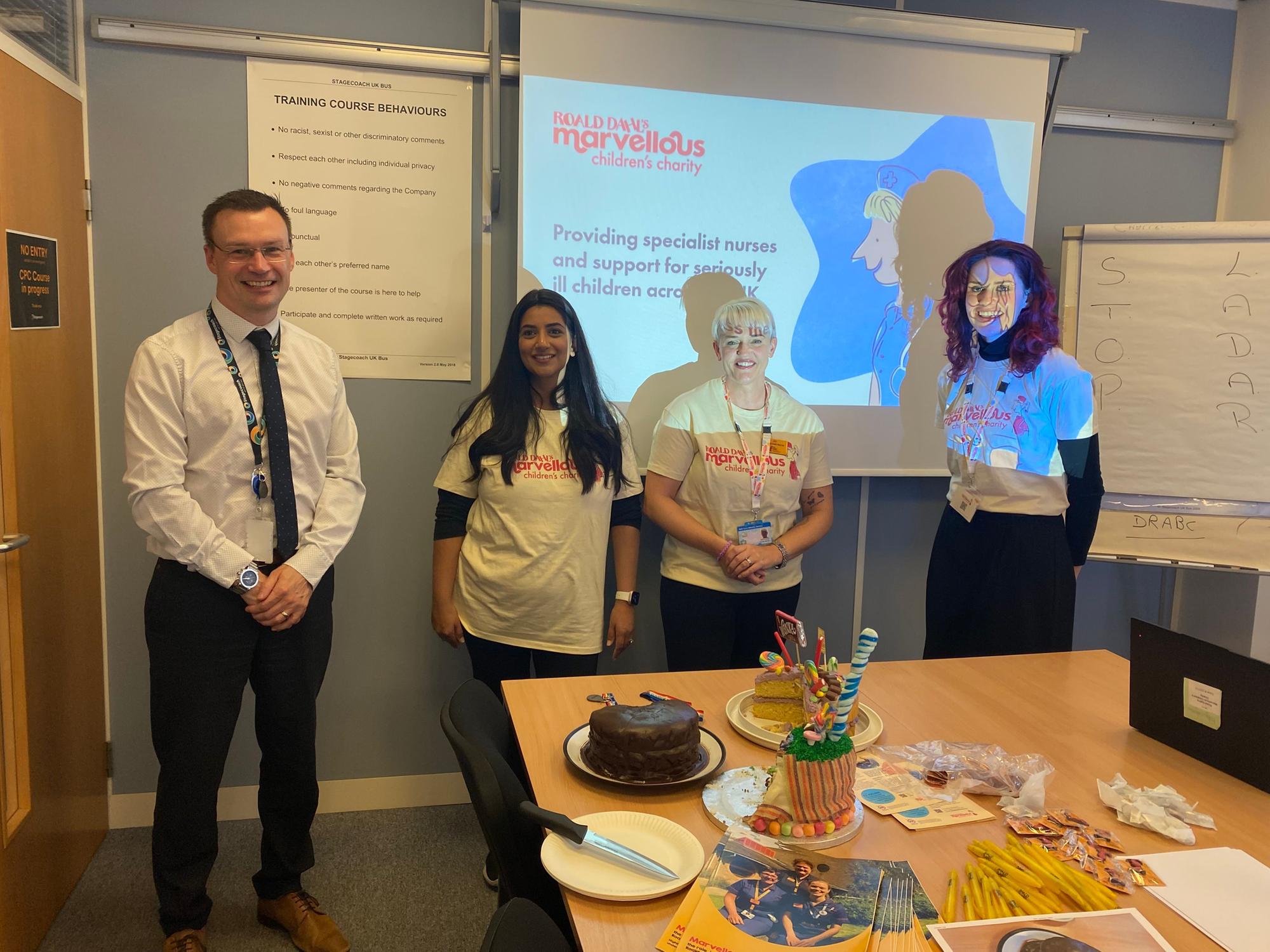 Mansfield bus depot makes 'marvellous' effort to support children's charity