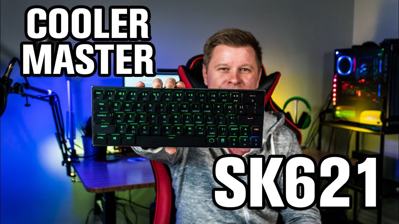 Cooler Master's tiny SK621 keyboard