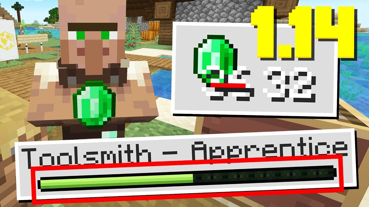 Minecraft 1.14 snapshot - huge villager update! (Trades, levels ...