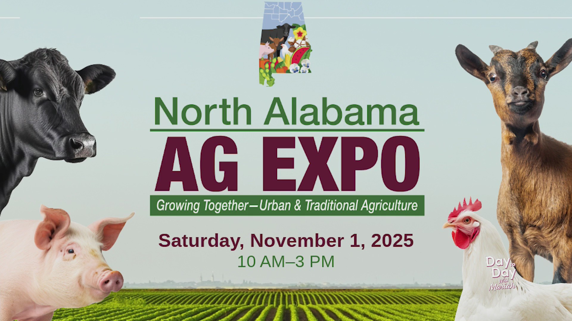 North Alabama Ag Expo This Saturday | October 30, 2025 | Day to Day ...