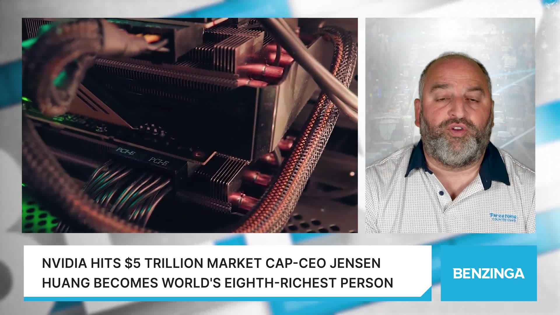 Nvidia Hits $5 Trillion Market Cap-CEO Jensen Huang Becomes World's ...