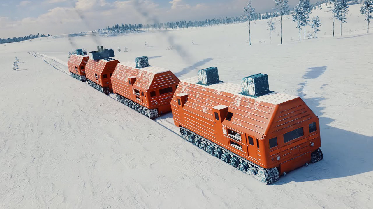 What Happened To The Soviet Nuclear Arctic Land Train?