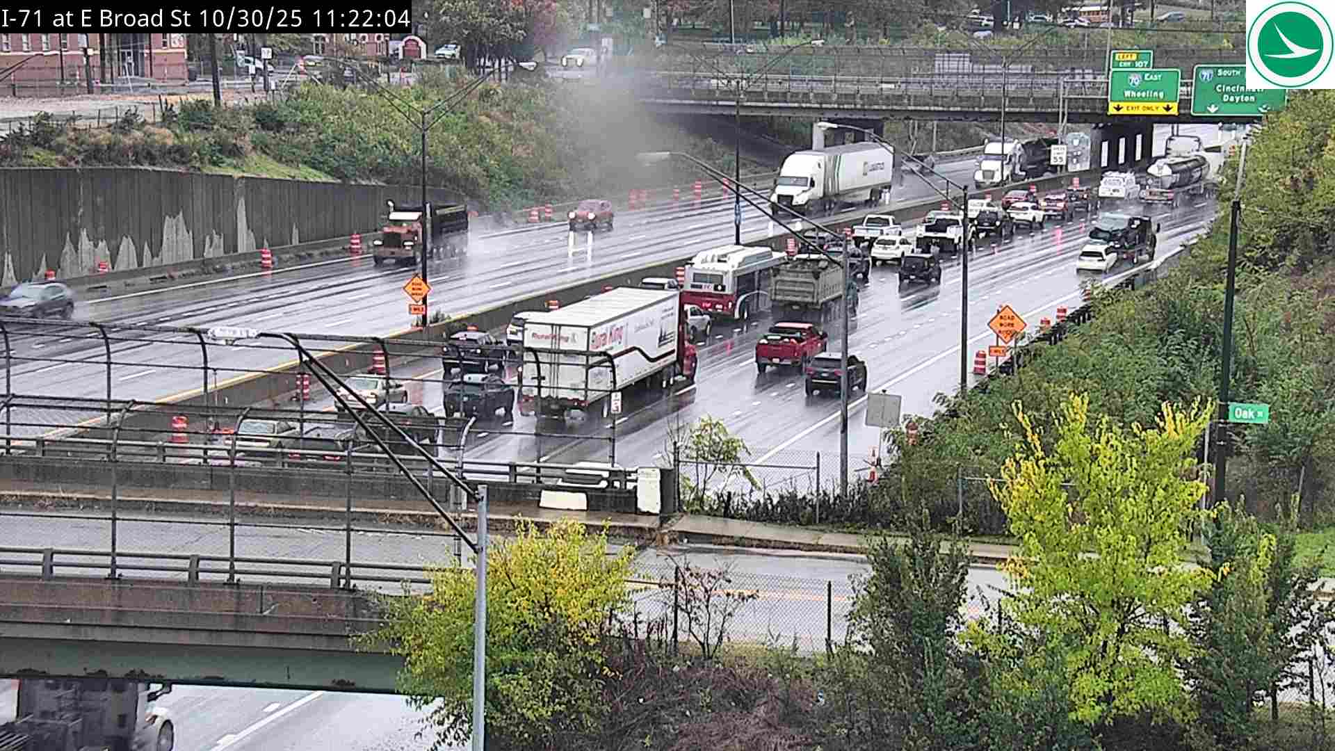 Interstate 70 west, I-71 north closed near Downtown after crash that ...