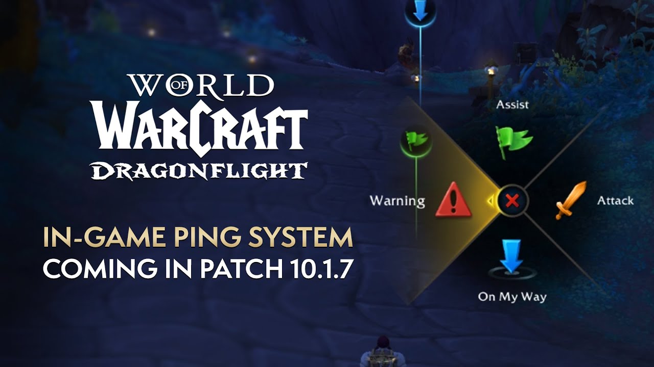 First look! In-game ping system in patch 10.1.7 | Dragonflight