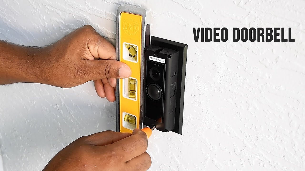 How to install a Ring Doorbell Pro + stucco wall repair