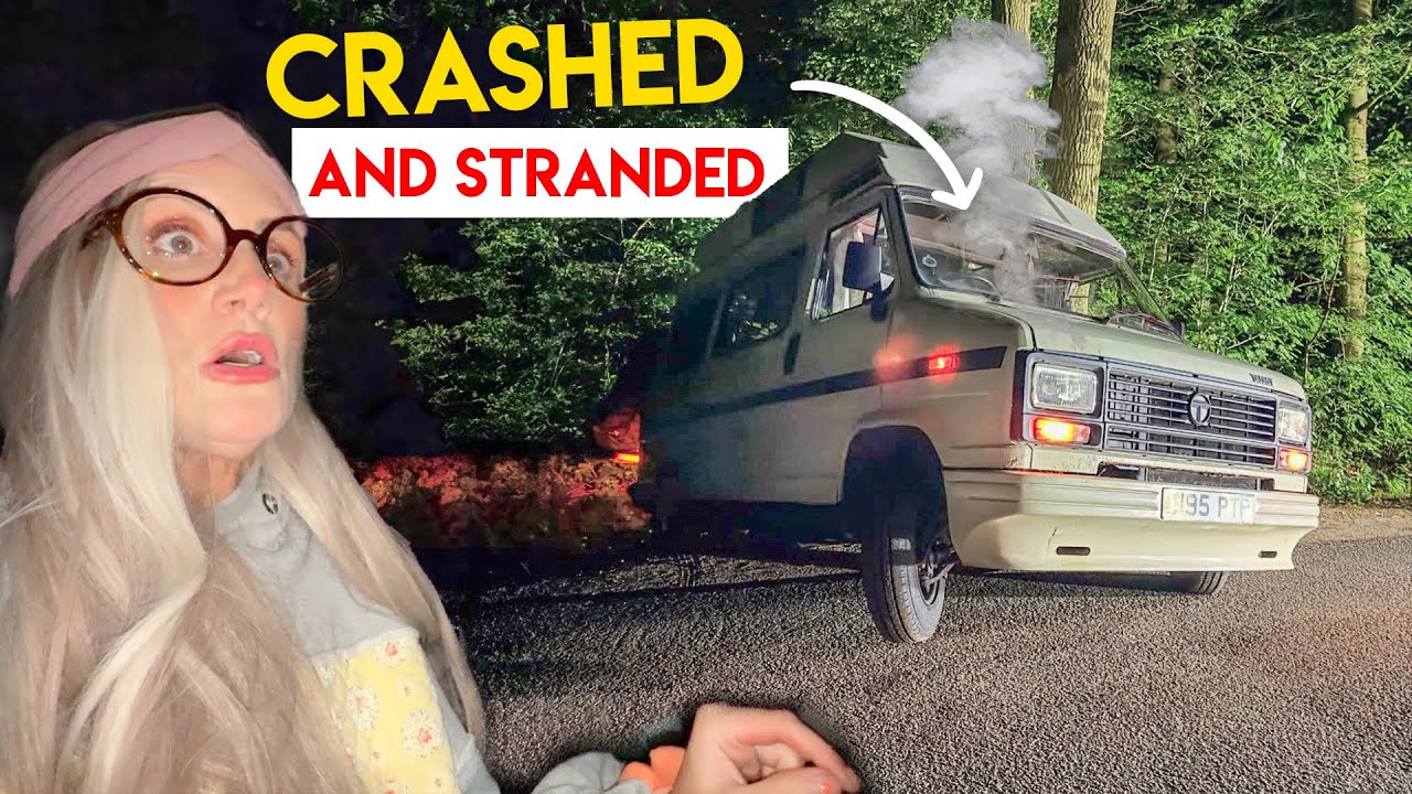 I crashed my van during solo van life