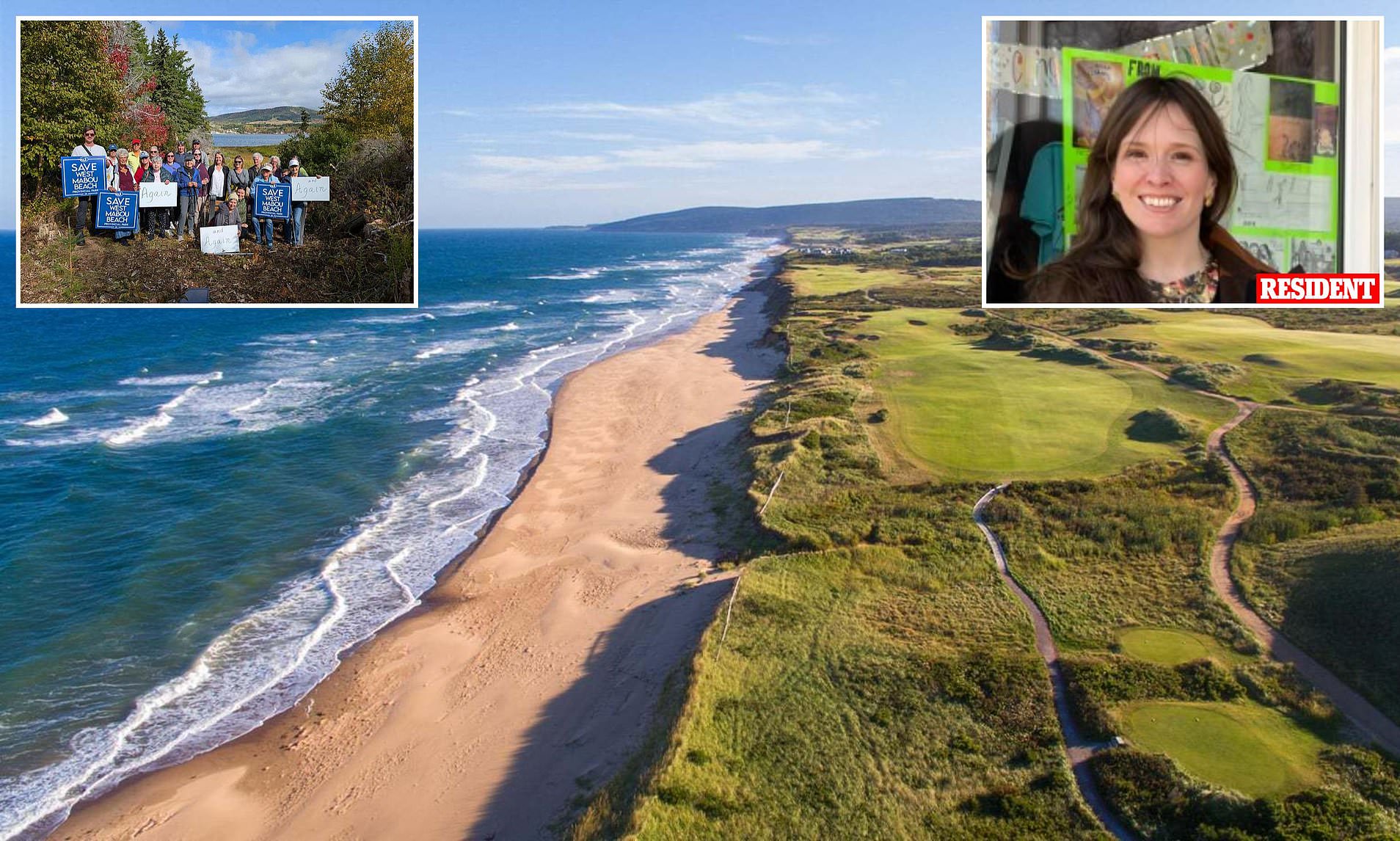 Locals wage war against plans to turn gorgeous stretch of coastline ...