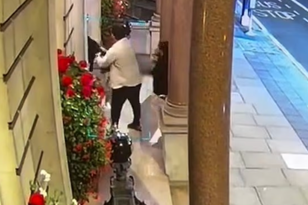 US businessman shares footage of moment his watch is snatched