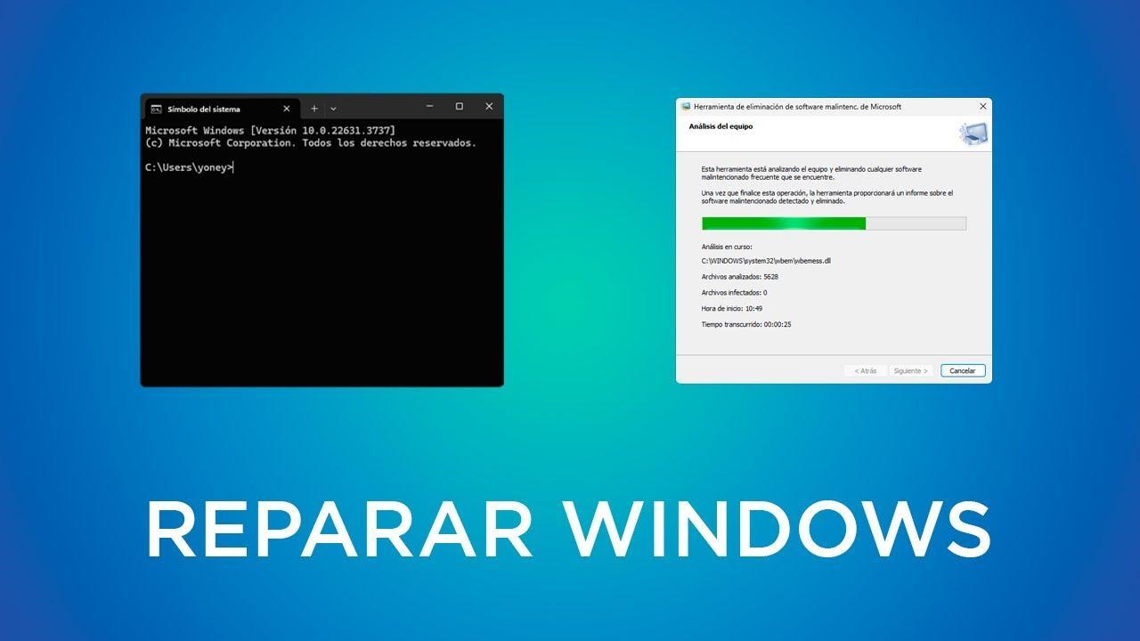 Guía completa para reparar Windows tras un virus grave