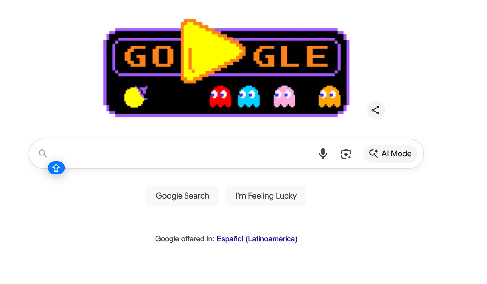 Google celebra o 45º aniversário do PAC-MAN com um Doodle especial de ...