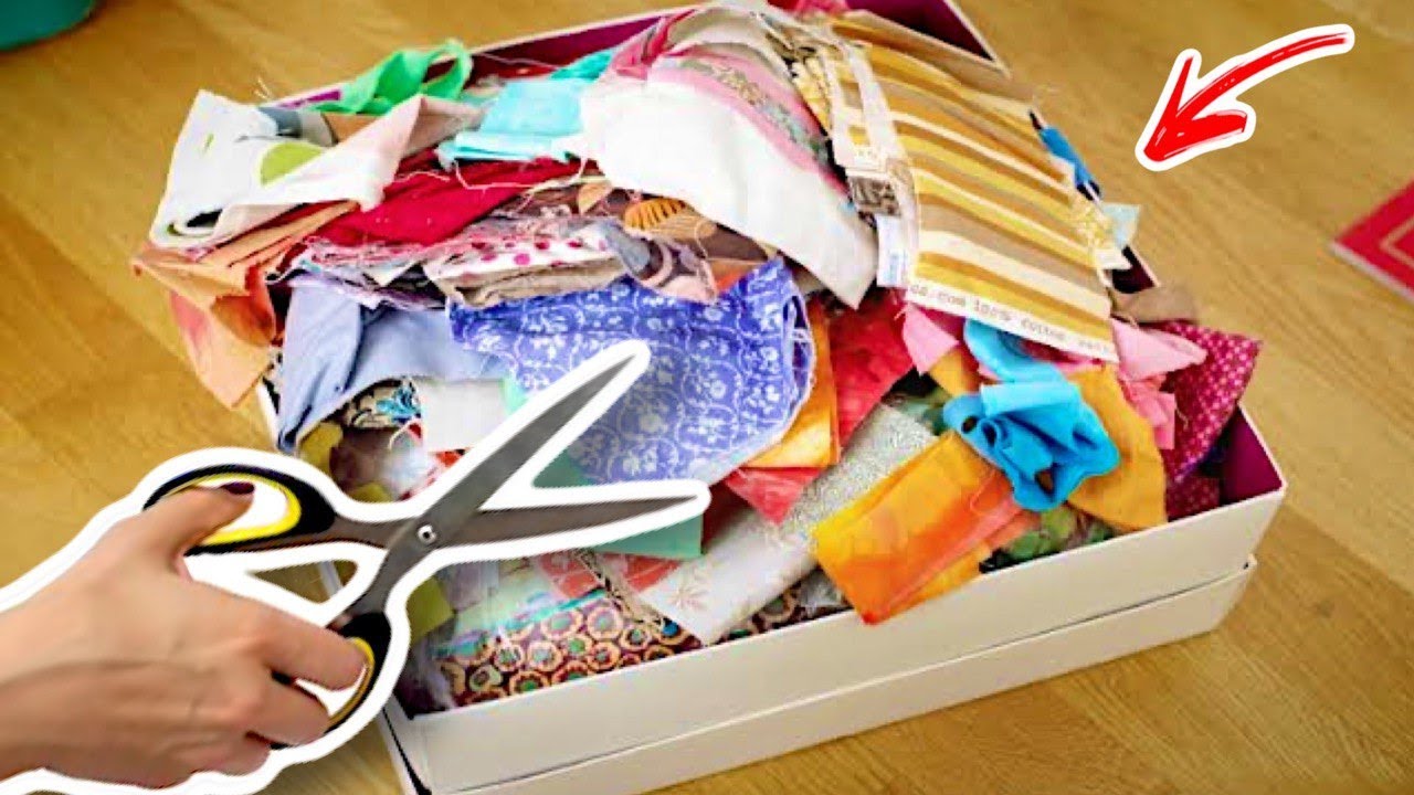 Rápido e fácil | 2 ideias com retalhos de tecido🔥 dica para iniciantes