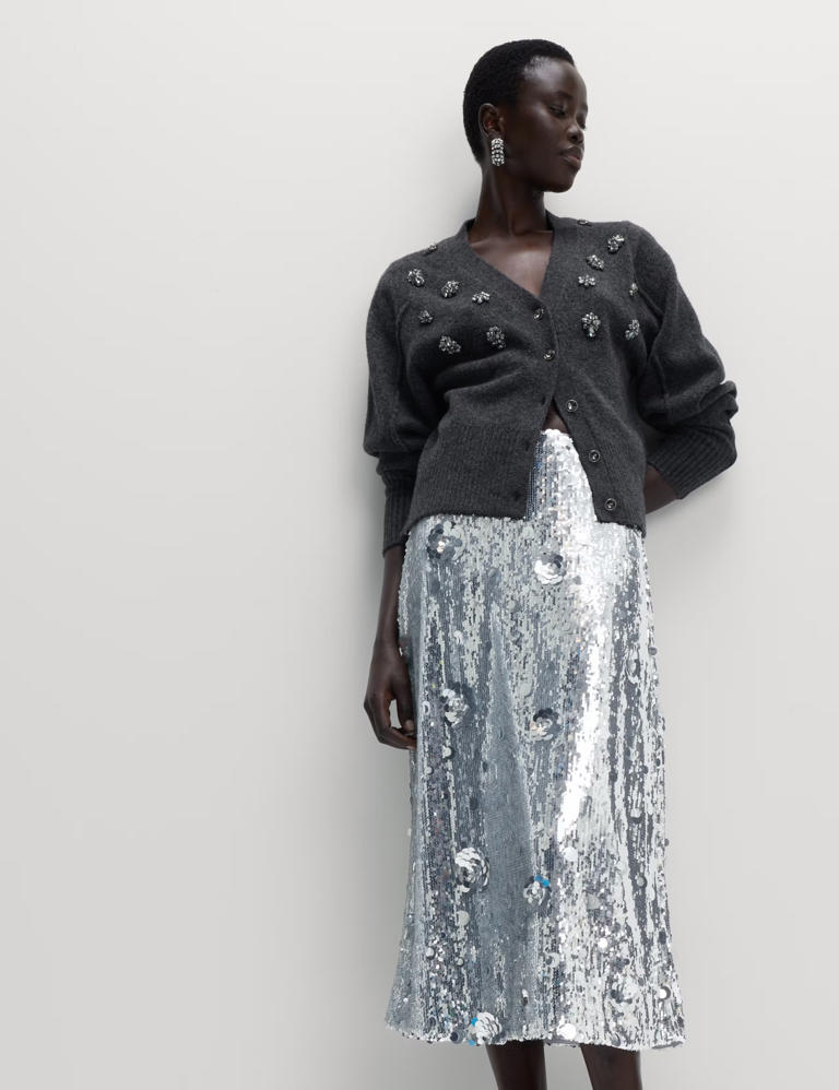 This M&S sequin skirt works for every Christmas party dress code - and ...