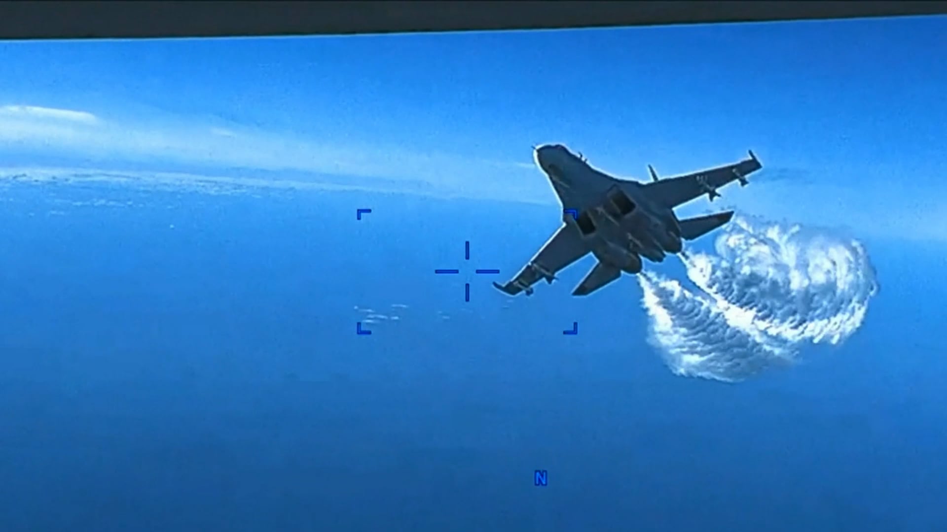 Dangerous encounter between Russian fighter jet and US F-16 aircraft