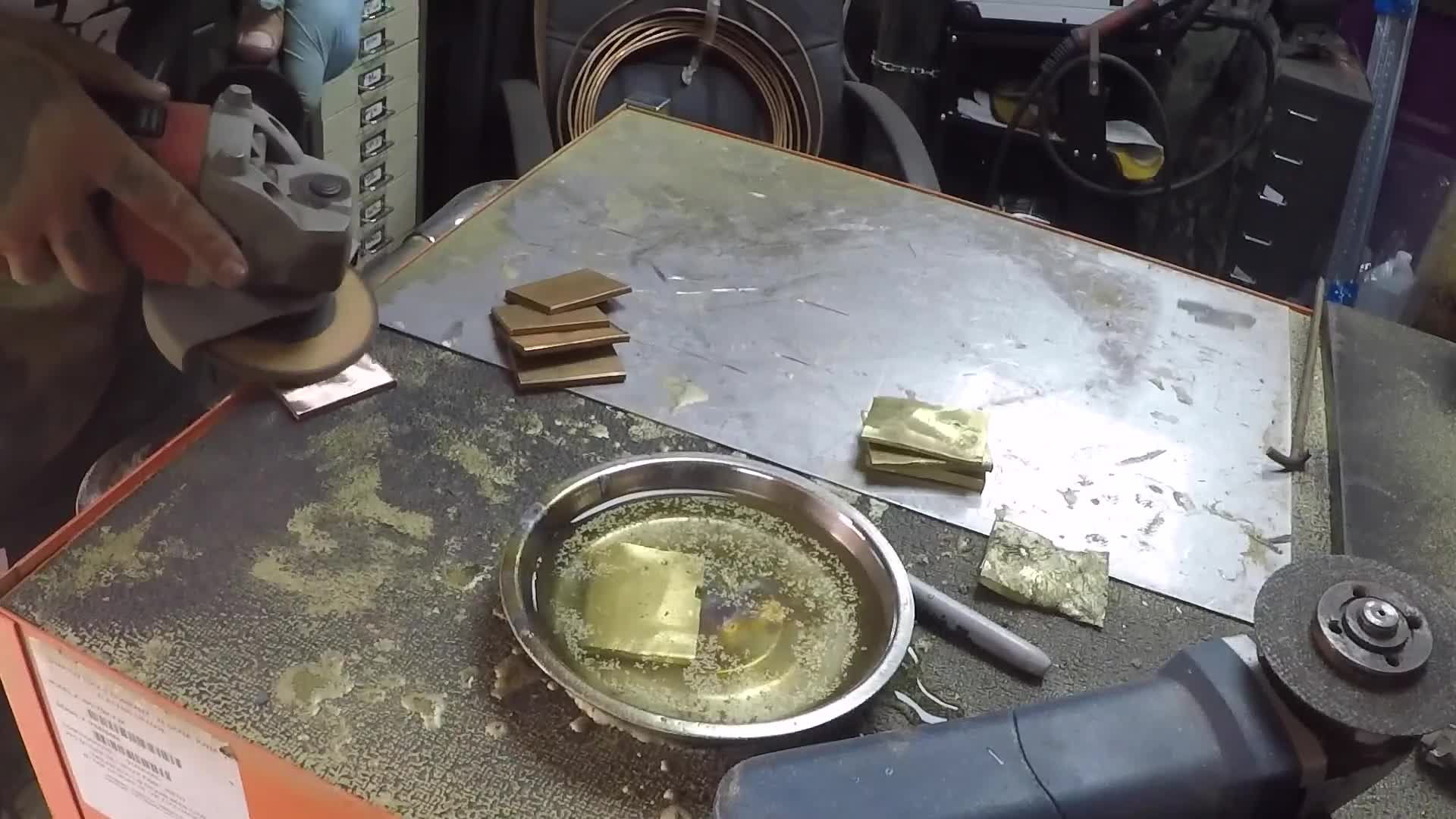 I melted down metal and got this result 😲