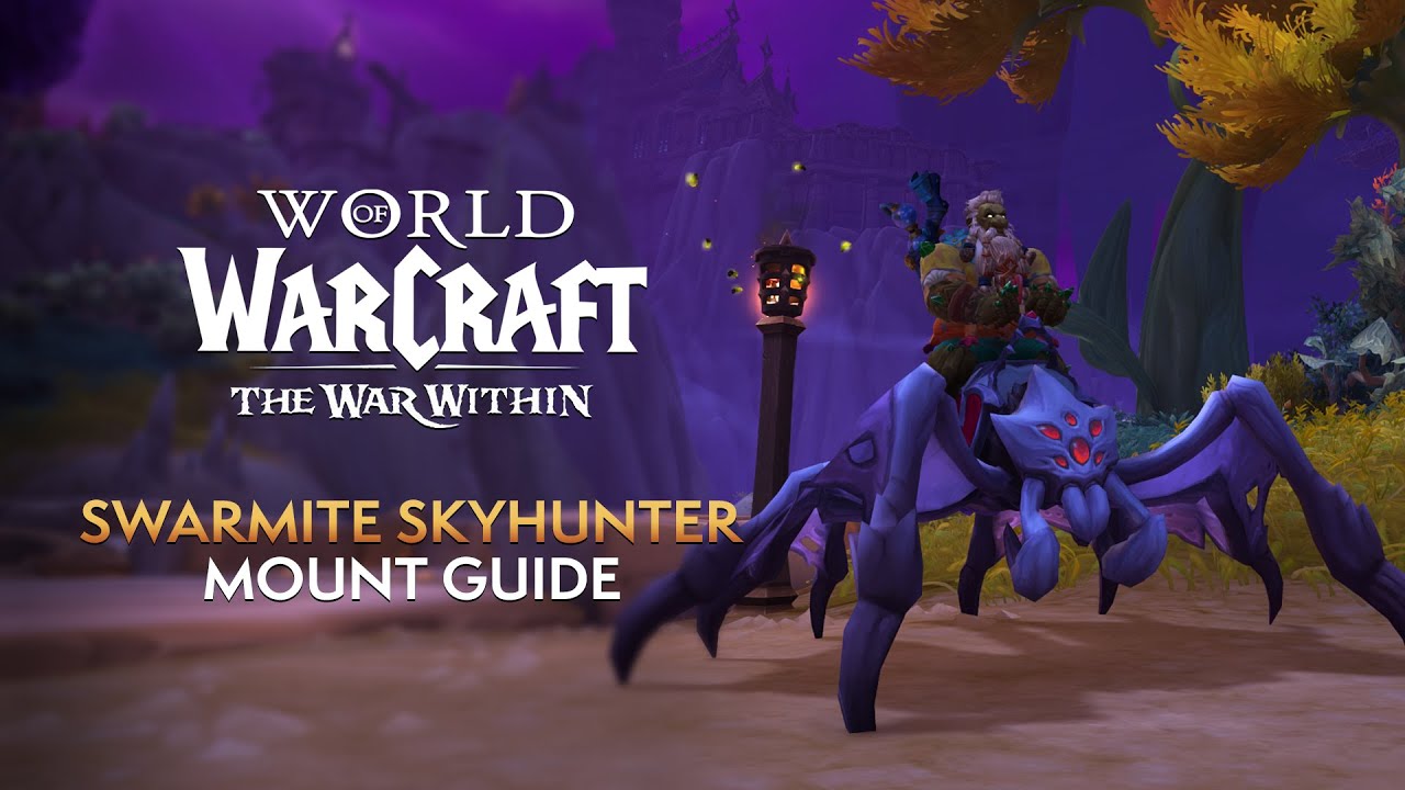 How to obtain the Swarmite Skyhunter mount! Easy War Within skyriding ...