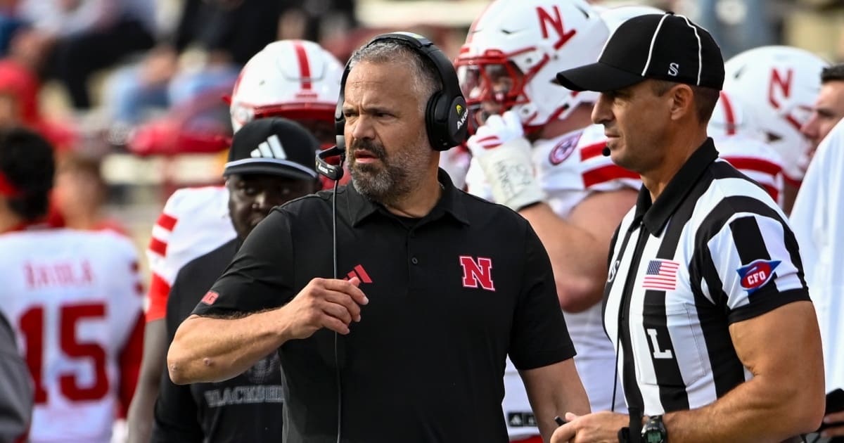 Nebraska extends head football coach Matt Rhule through 2032
