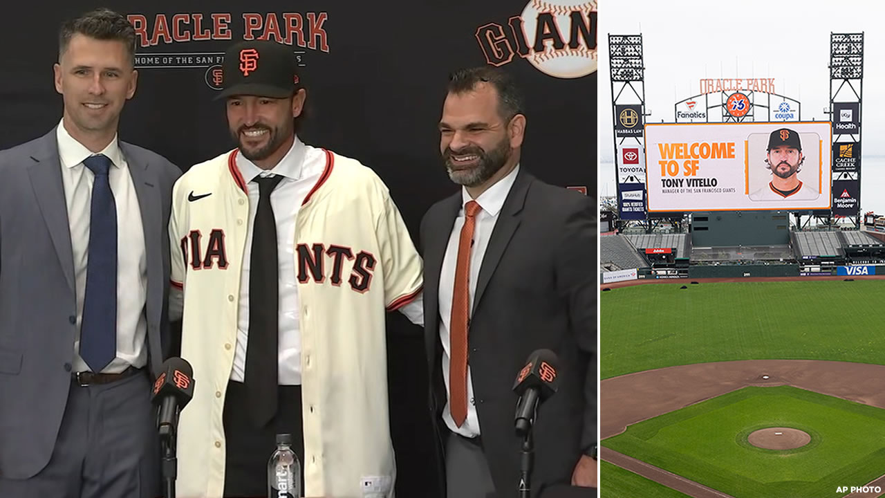 SF Giants introduce new manager Tony Vitello