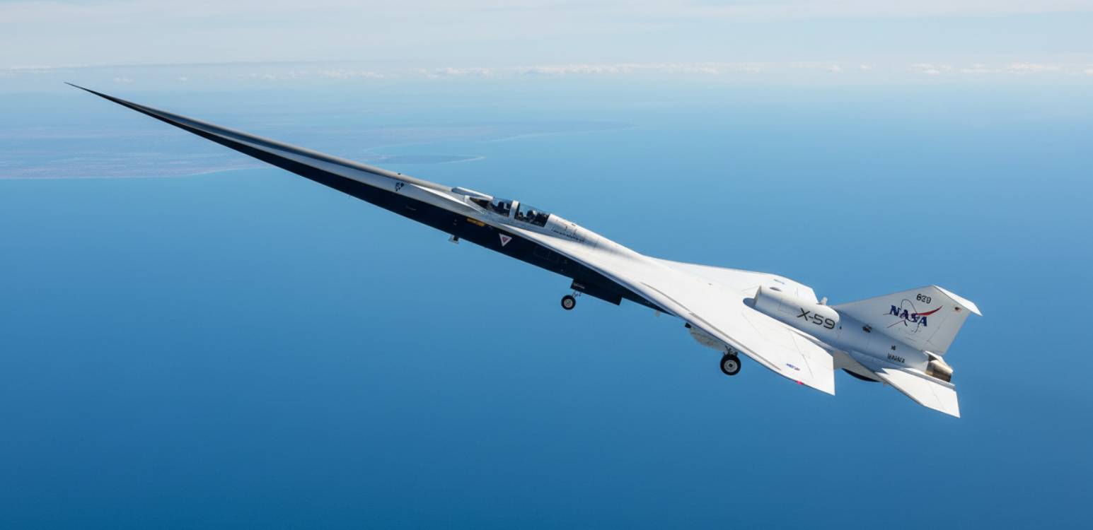 Le jet supersonique de la NASA a enfin décollé pour son premier vol ...