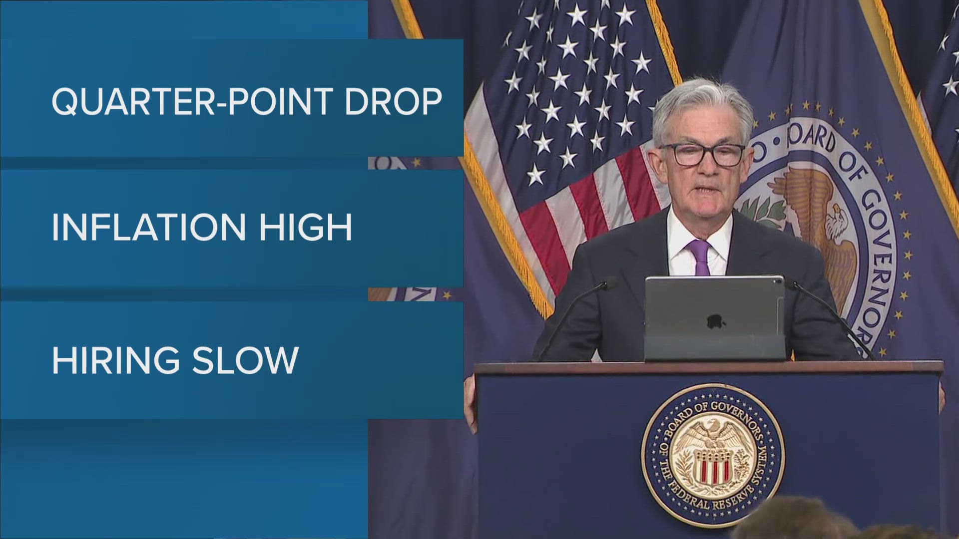 Federal Reserve cuts key rate yet Powell says future reductions are not ...