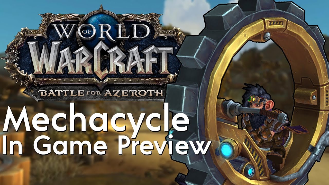 Mechacycle model W (wheel mount) - In game preview | Battle for Azeroth