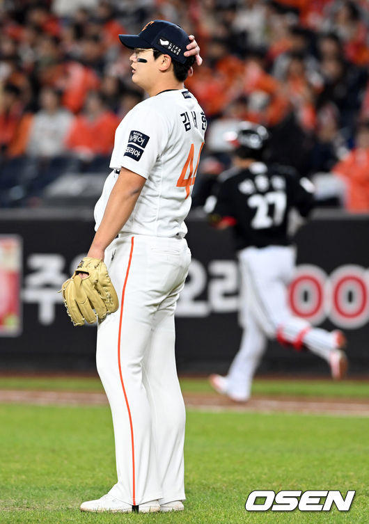 김서현에게 잔혹한 가을, 다 잡은 경기 놓치다니…벼랑 끝 몰린 한화, 대전서 'LG 우승' 구경할 위기 [KS4]