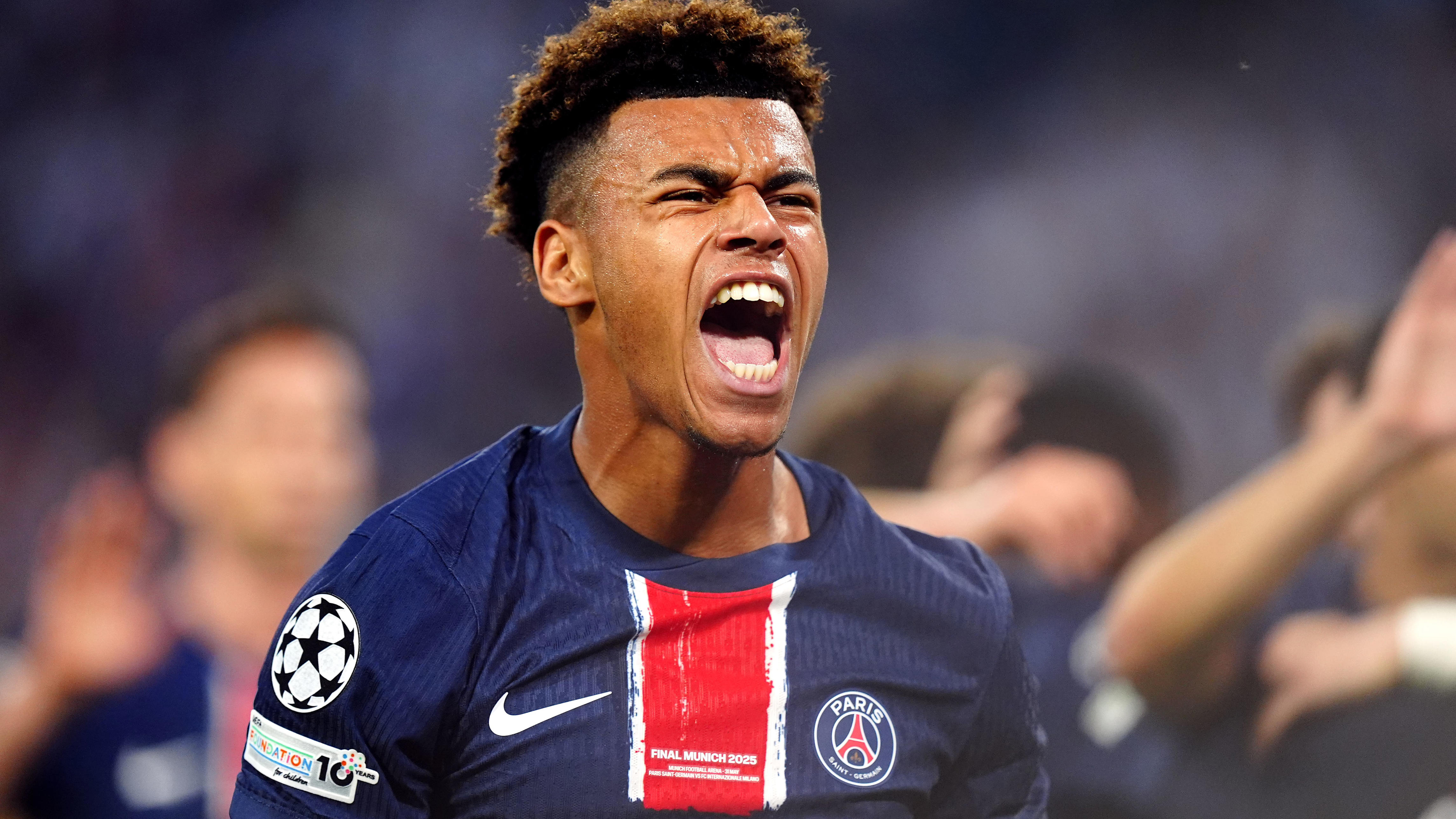 Paris St Germain suffer injury blow as Desire Doue sidelined for ...